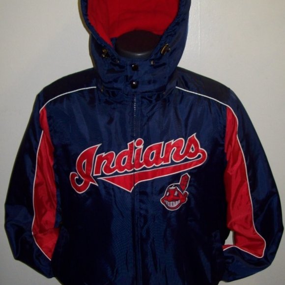MLB APPAREL by G-III | Jackets & Coats | Cleveland Indians Hooded ...